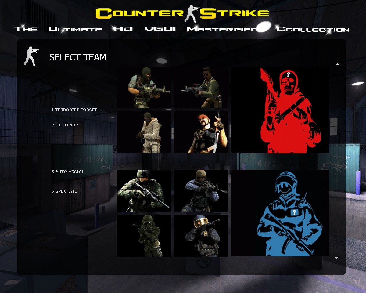 Full remake HD VGUIS Mod for Counter-Strike 1.6 | CS1.6 Mods