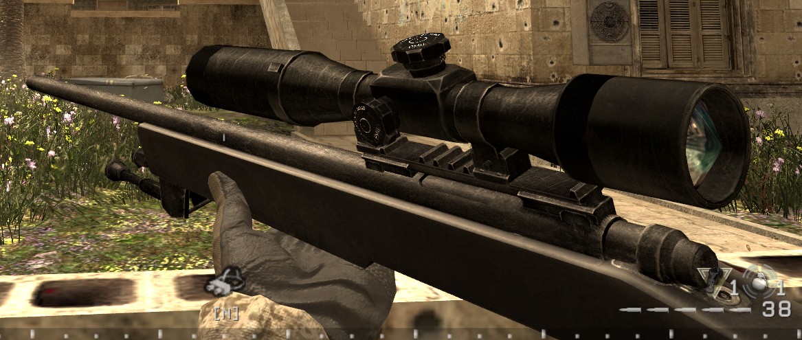 CRAZY high-res black M40A3 [Call of Duty 4: Modern Warfare] [Mods]