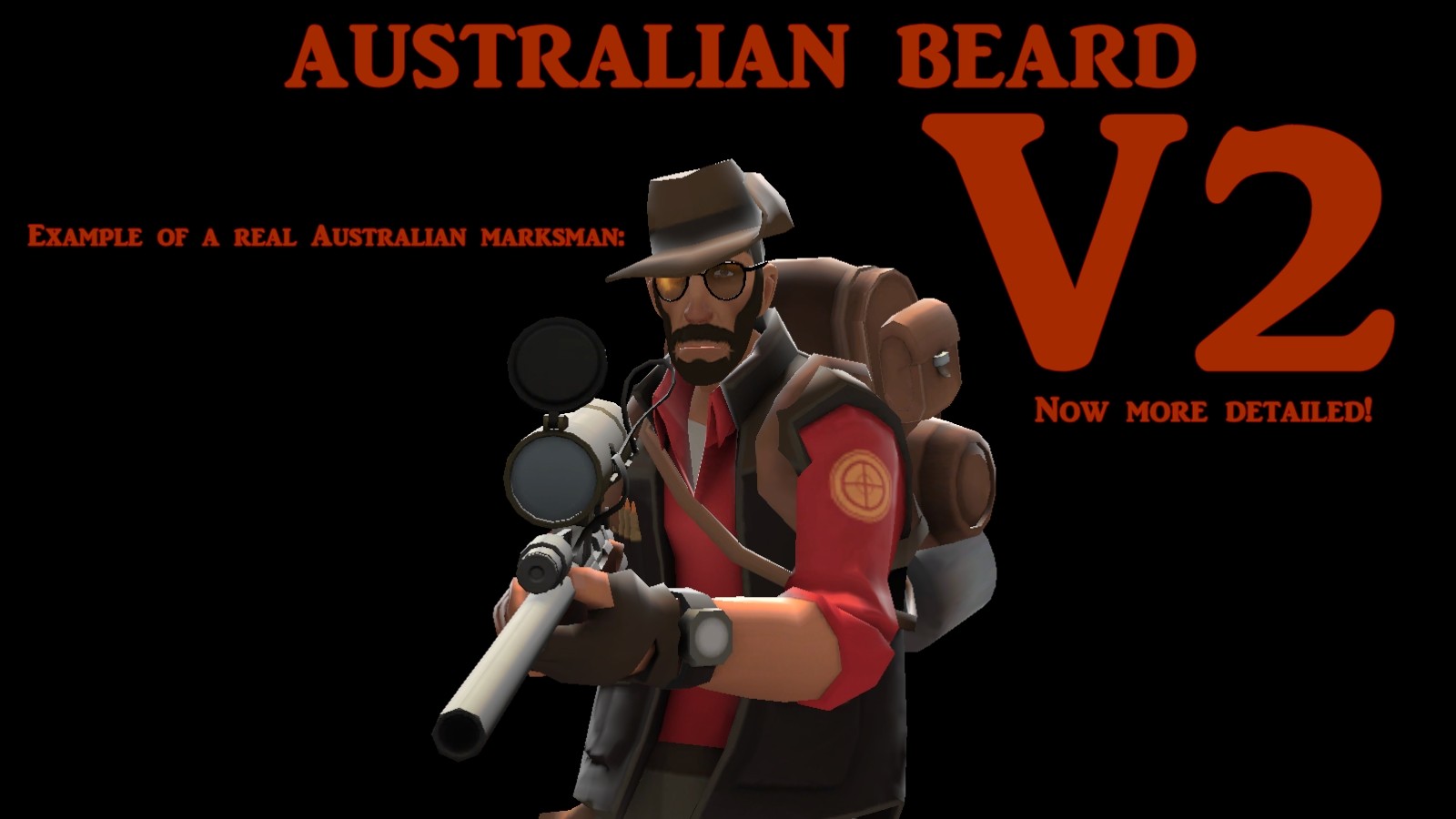 The Australian Beard (V2) Mod for Team Fortress 2 | TF2 Mods