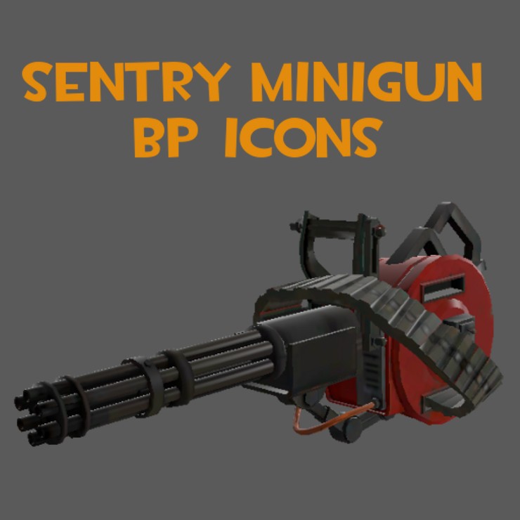 Sentry Minigun BP Icons Mod for Team Fortress 2 | TF2 Mods
