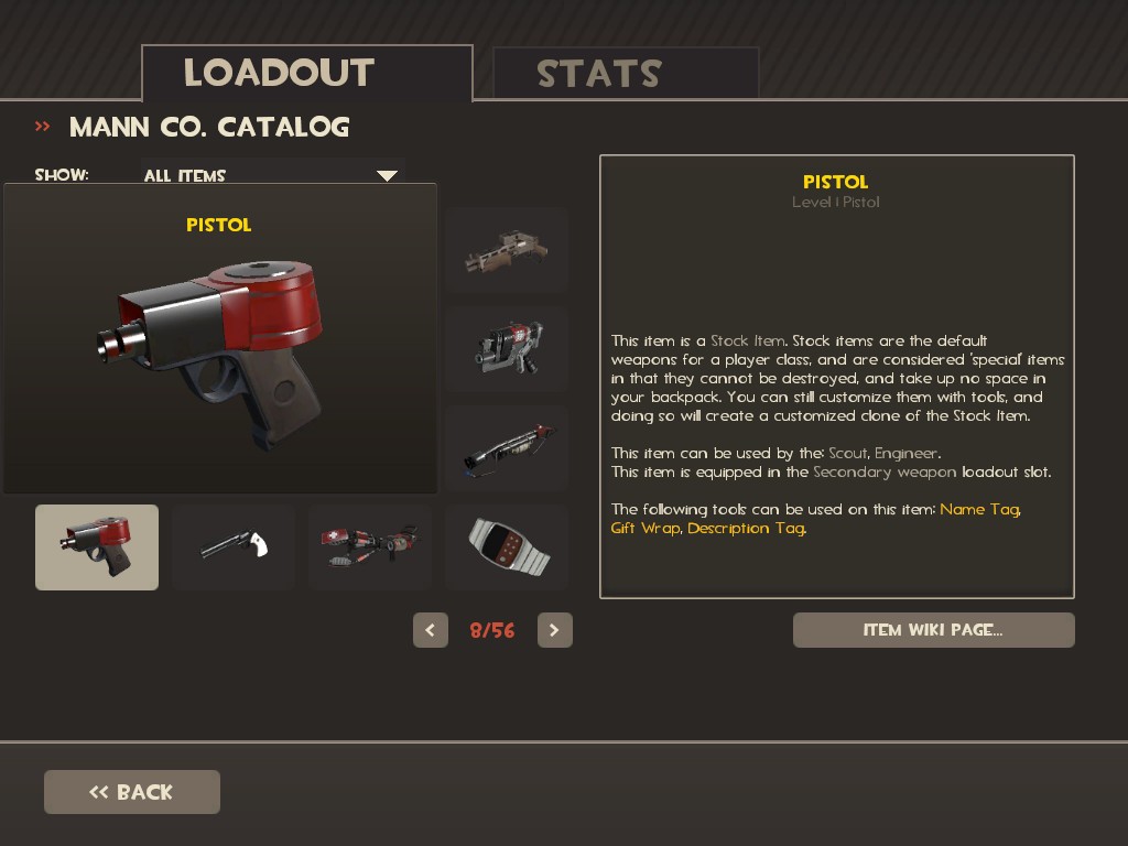 Sentry Pistol BP Icon Mod for Team Fortress 2 | TF2 Mods