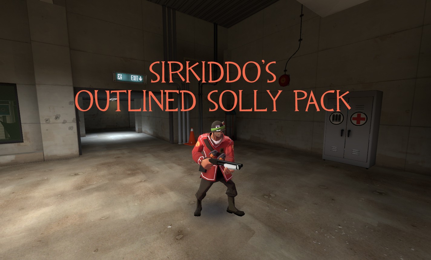 Outlined Soldiers Pack V2 Mod for Team Fortress 2 | TF2 Mods
