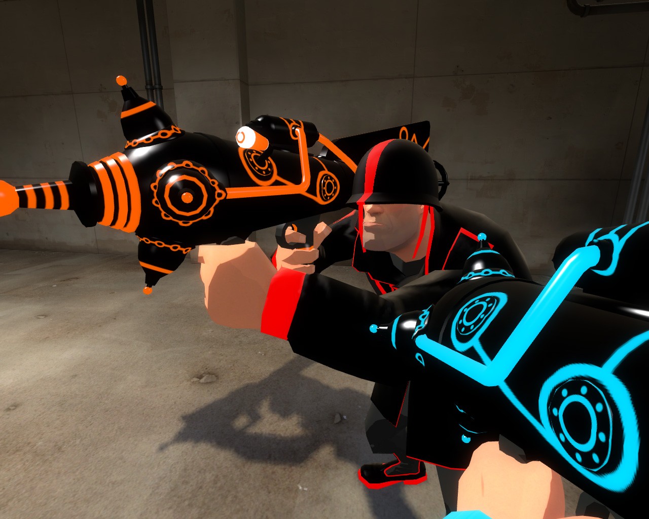 Tron Fortress: Cow Mangler 5000 [Team Fortress 2] [Mods]