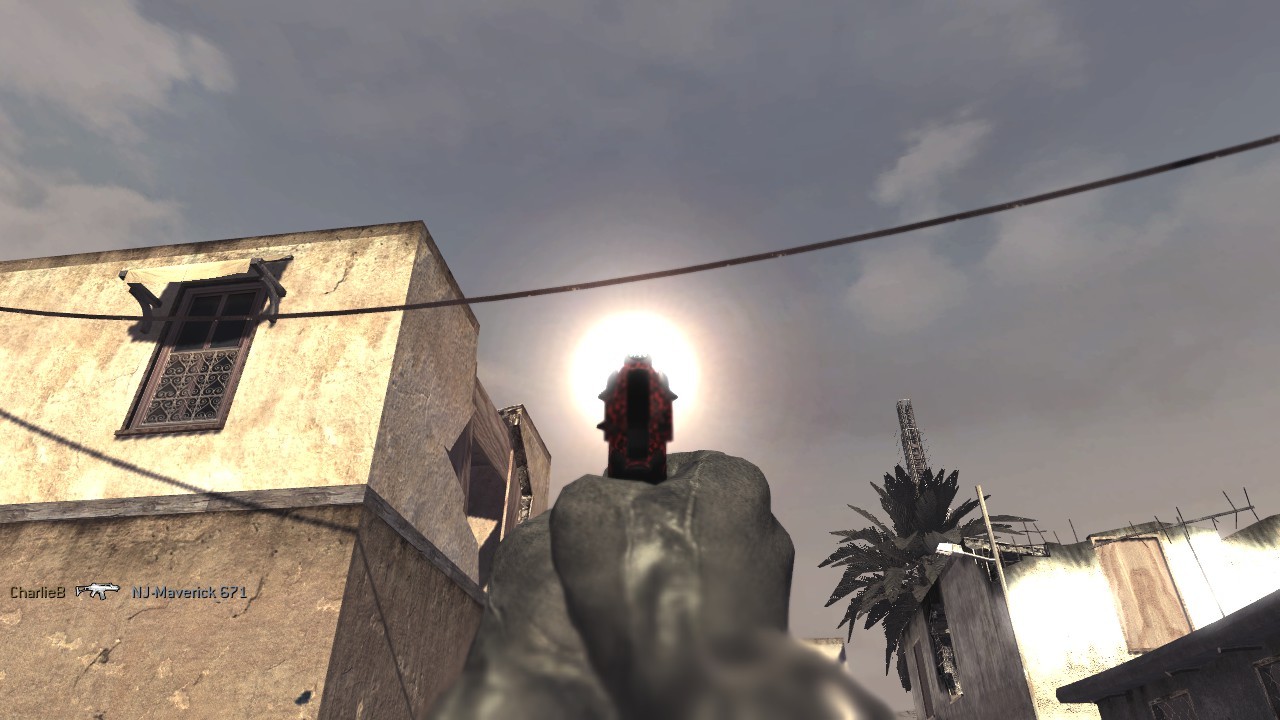 M9 Berreta Red & Black Skin [Call of Duty 4: Modern Warfare] [Mods]