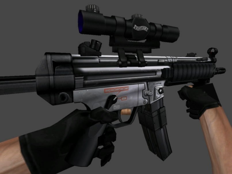 Silver MP5 [REQ][AUG/MP5] Mod for Counter-Strike 1.6 | CS1.6 Mods