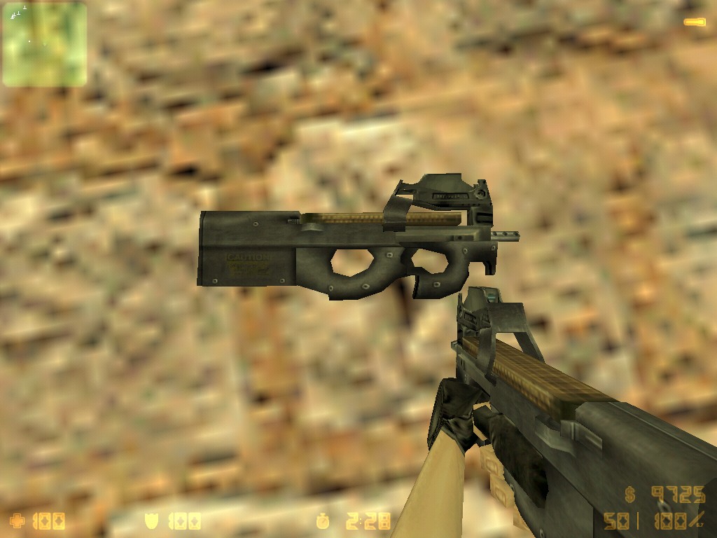 P90 Retextured Mod for Counter-Strike 1.6 | CS1.6 Mods