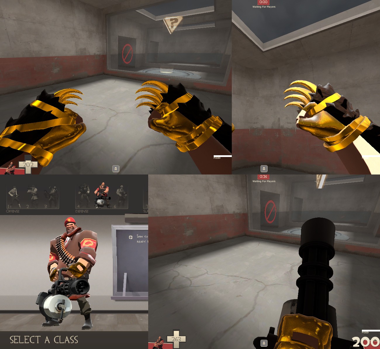 Heavy's Golden Gloves Mod for Team Fortress 2 | TF2 Mods