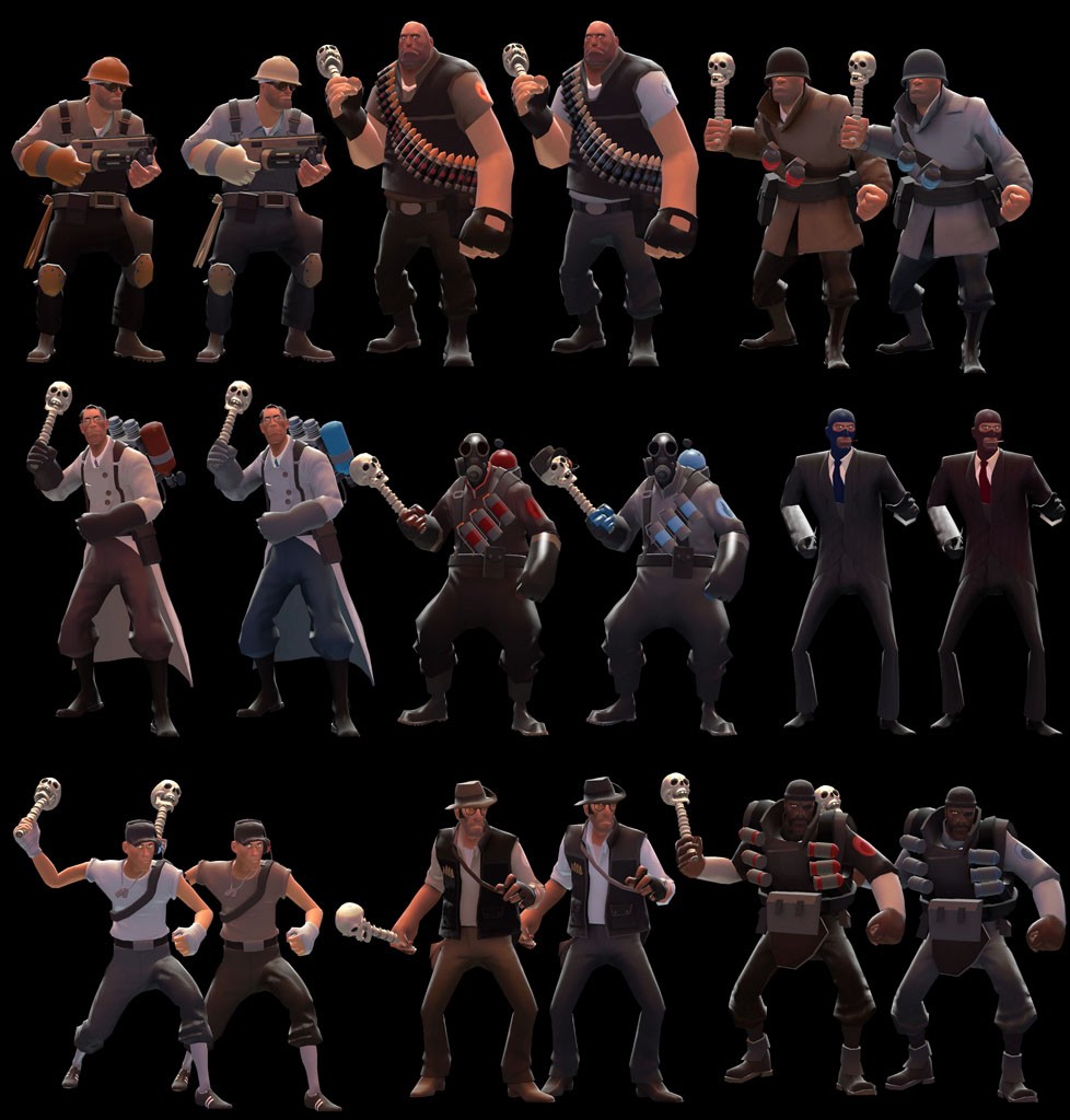 Wyn's Neutral Toned Teams [Team Fortress 2] [Mods]