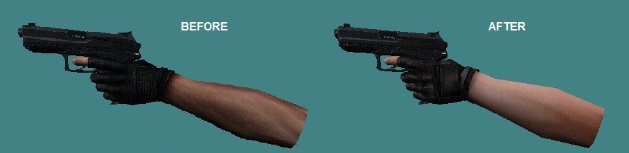 Realistic Hands for new look! [Counter-Strike: Condition Zero] [Mods]