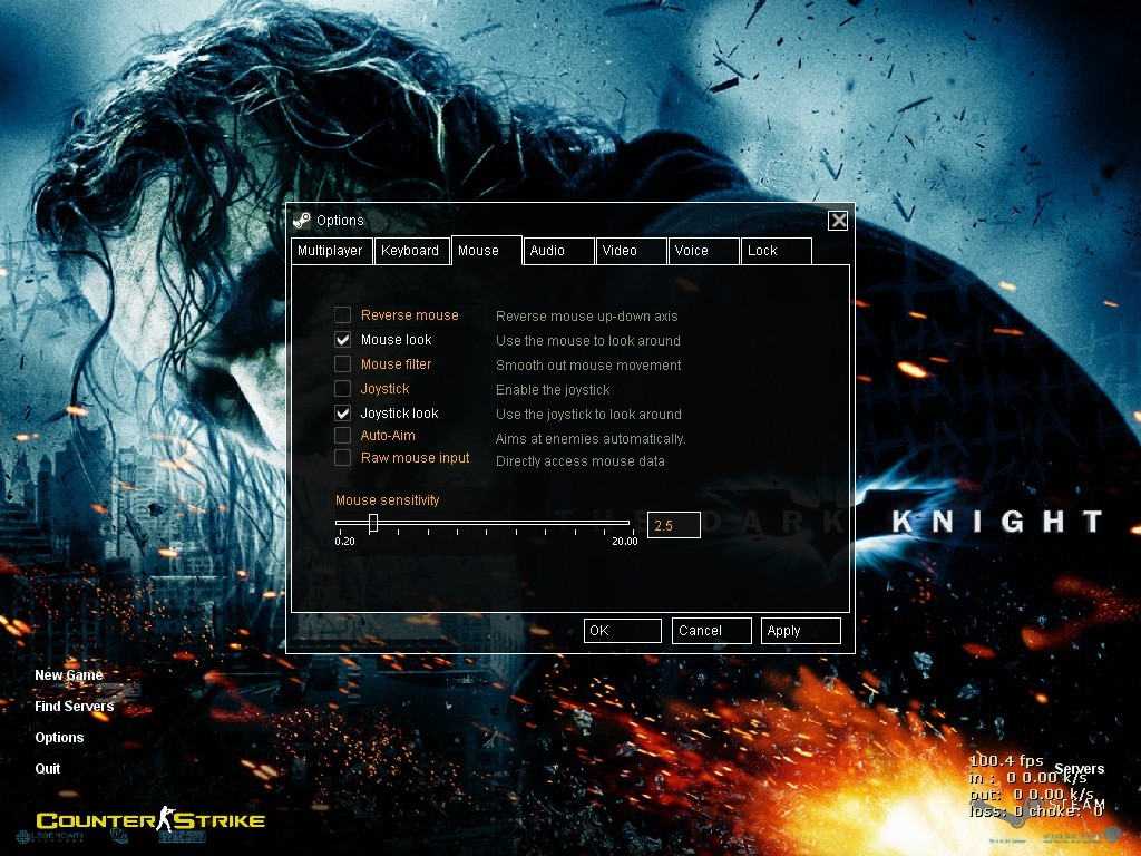 Joker GUI [Counter-Strike 1.6] [Mods]