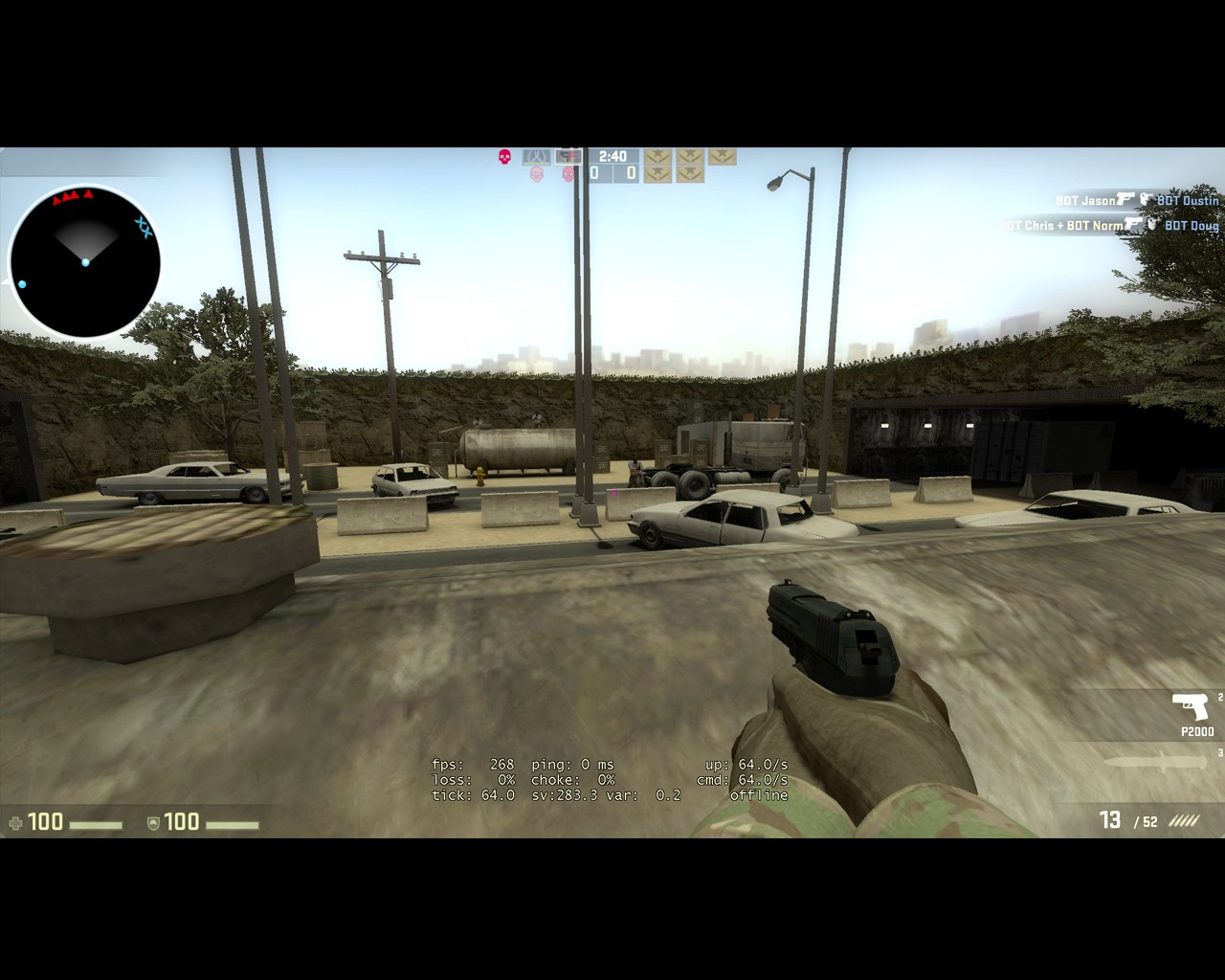 aim_road_p2000 [Counter-Strike: Global Offensive] [Mods]