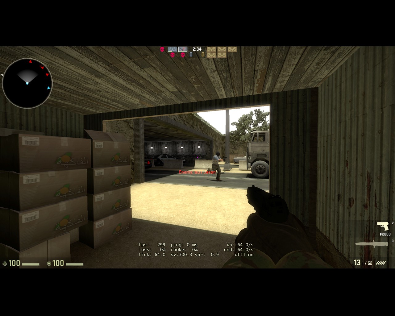 aim_road_p2000 [Counter-Strike: Global Offensive] [Mods]