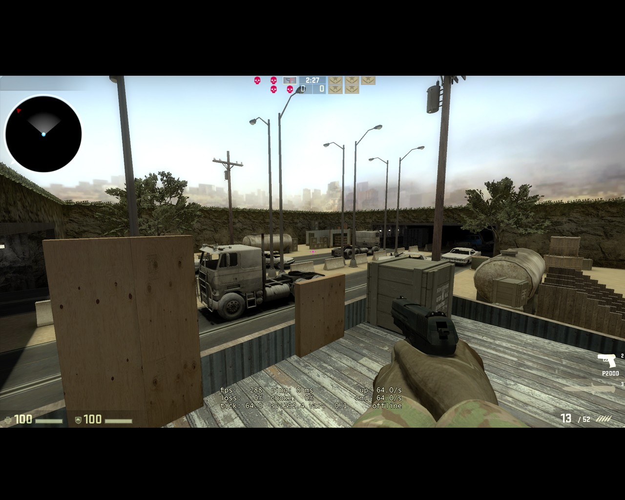 aim_road_p2000 [Counter-Strike: Global Offensive] [Mods]