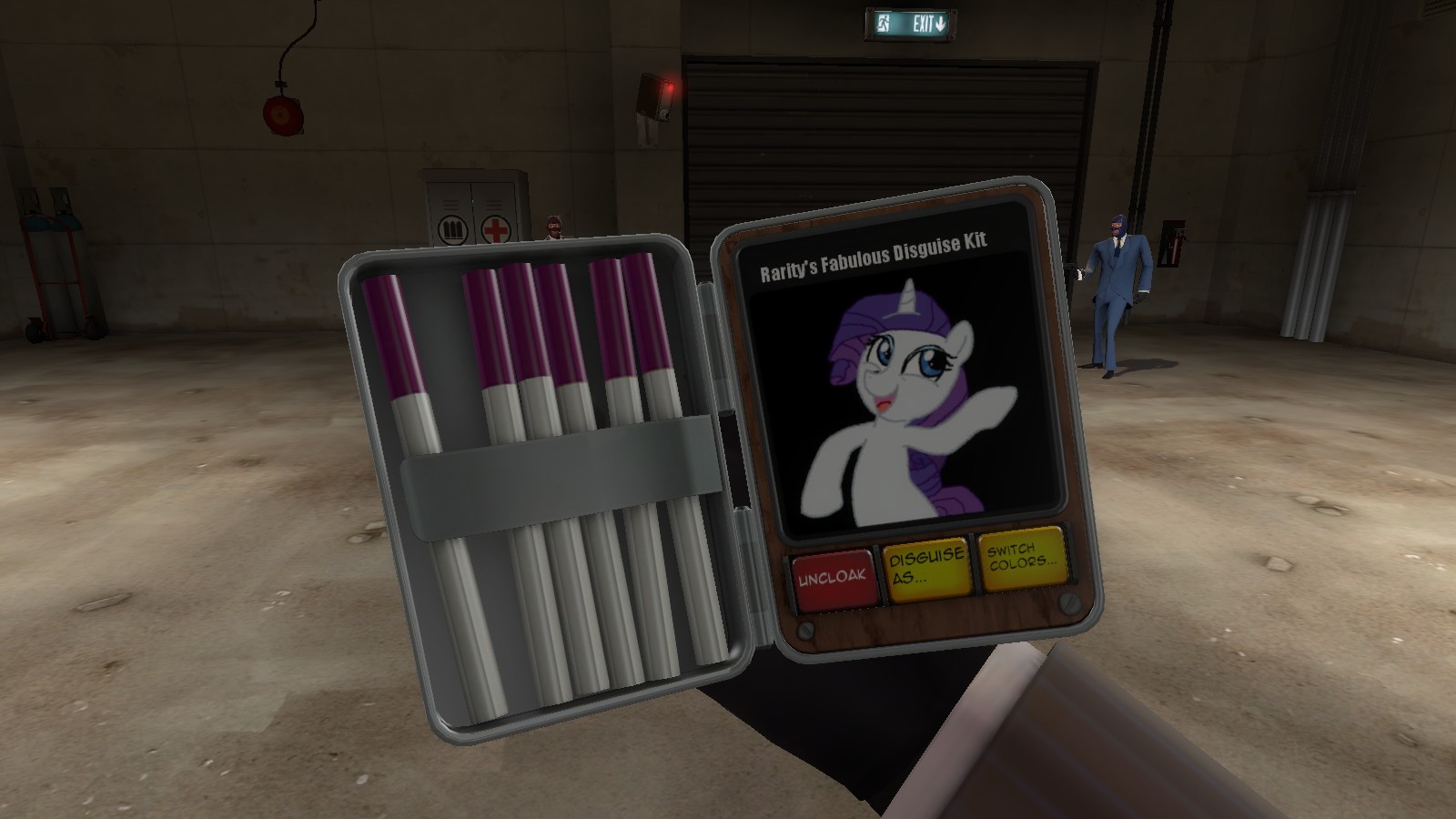 Rarity's Fabulous Disguise kit! Mod for Team Fortress 2 | TF2 Mods