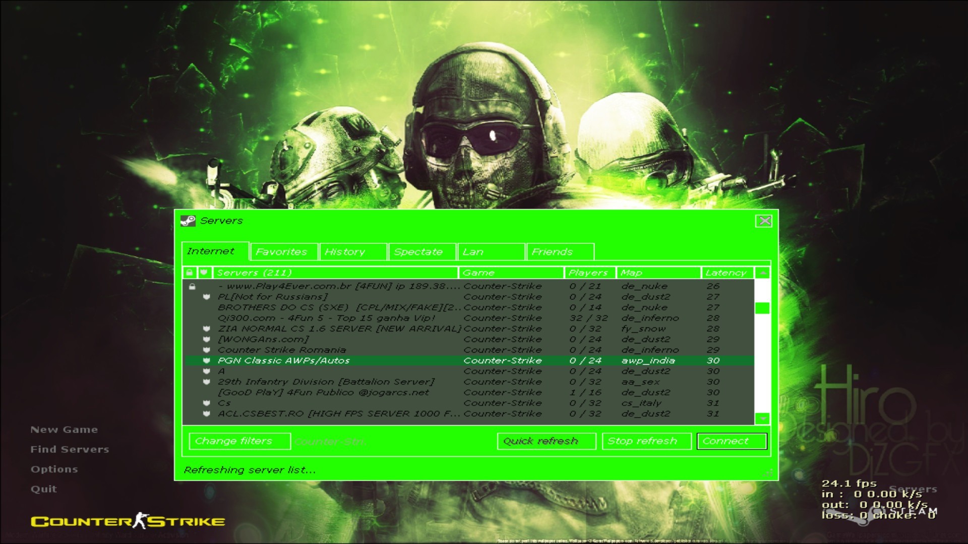 Ghost GUI Mod for Counter-Strike 1.6 | CS1.6 Mods