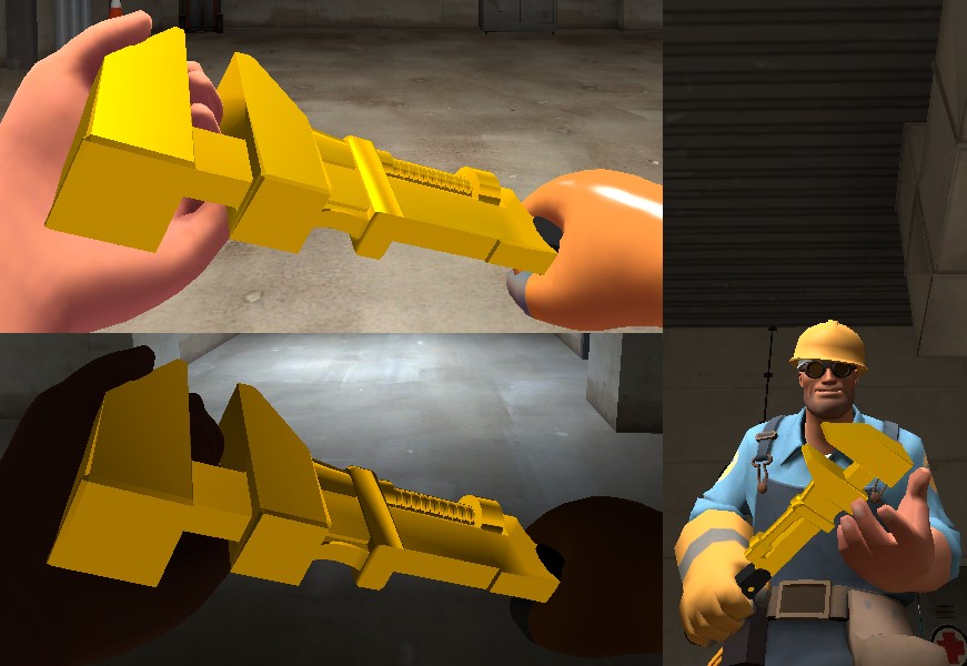R64's Gold Wrench v2 [Team Fortress 2] [Mods]