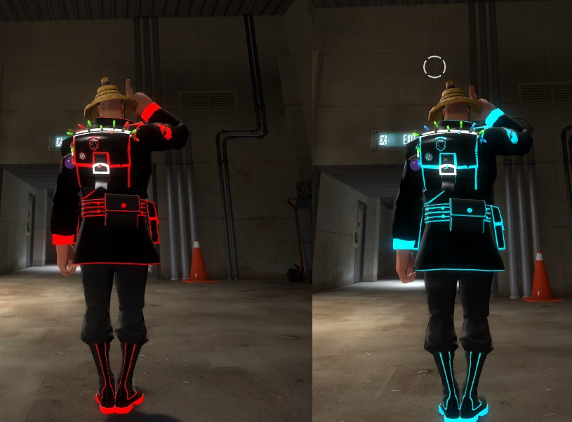 Tron Fortress: Buff Banner V2 [Team Fortress 2] [Mods]