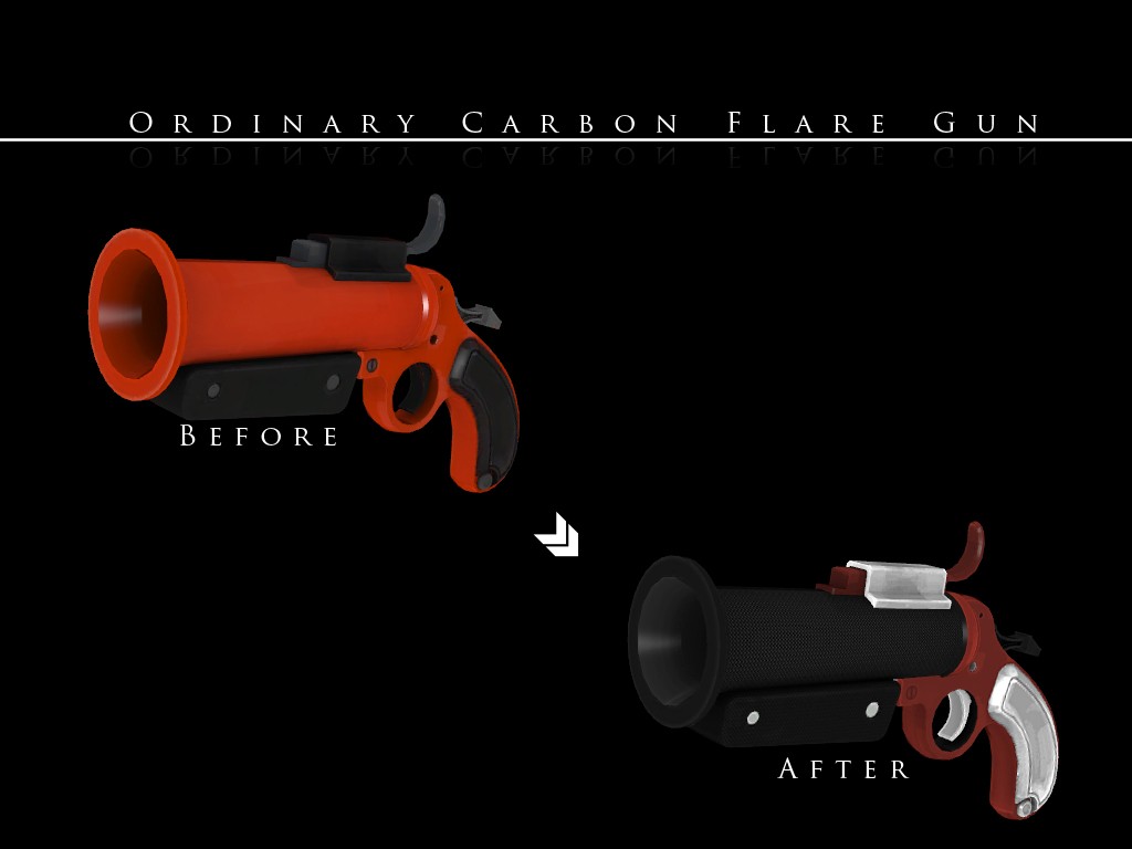Ordinary Carbon Flare Gun Mod for Team Fortress 2 | TF2 Mods