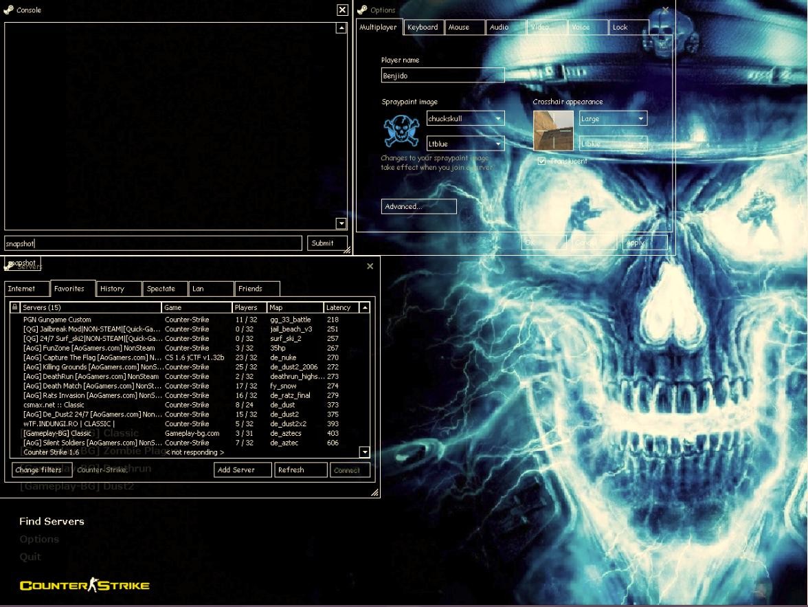 Enegry Skull GUI Mod for Counter-Strike 1.6 | CS1.6 Mods
