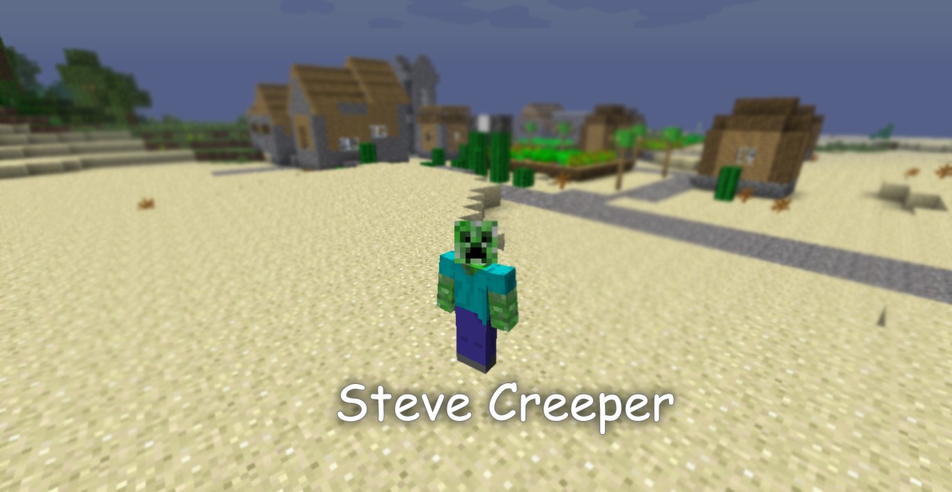 Minecraft Steve And Creeper Minecraft Steve Alex Enderman Skeleton
