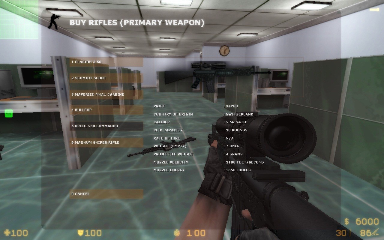 M16 Sniper Edition [Counter-Strike: Condition Zero] [Mods]