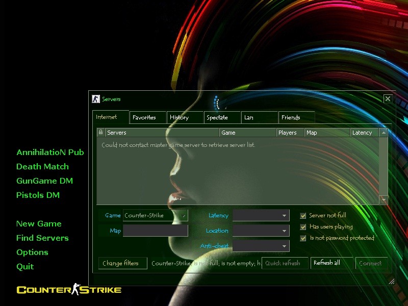 New GUI for cs 1.6 [Counter-Strike 1.6] [Mods]