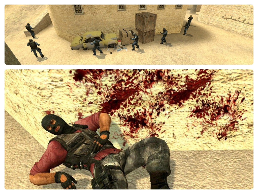 Red & Blue / Darker CSS Remake Mod for Counter-Strike: Source | CS:S Mods