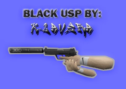 Black USP [Counter-Strike 1.6] [Mods]