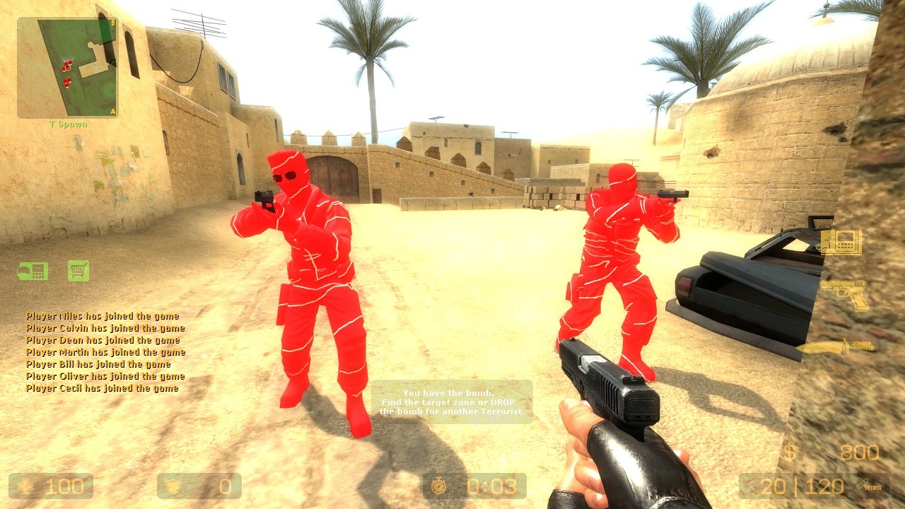 Green VS Red Skin pack for CT and T Models (NICE) Mod for Counter ...