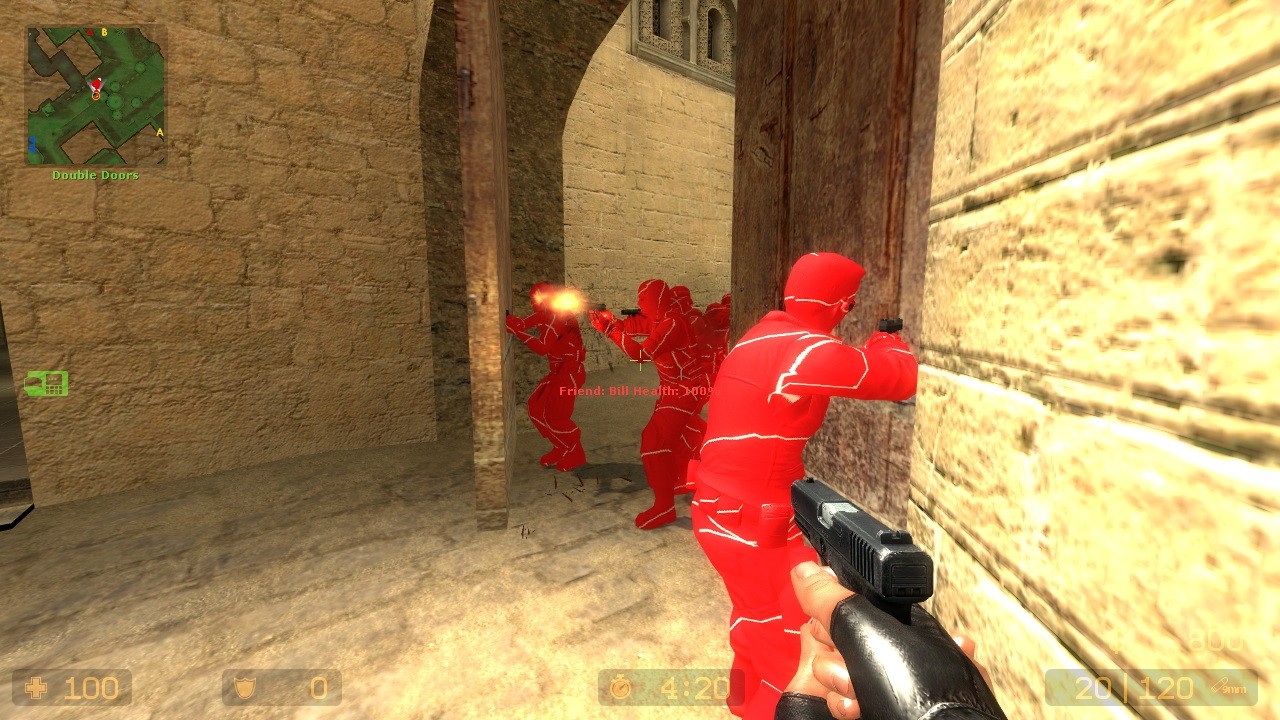 Green VS Red Skin pack for CT and T Models (NICE) Mod for Counter ...