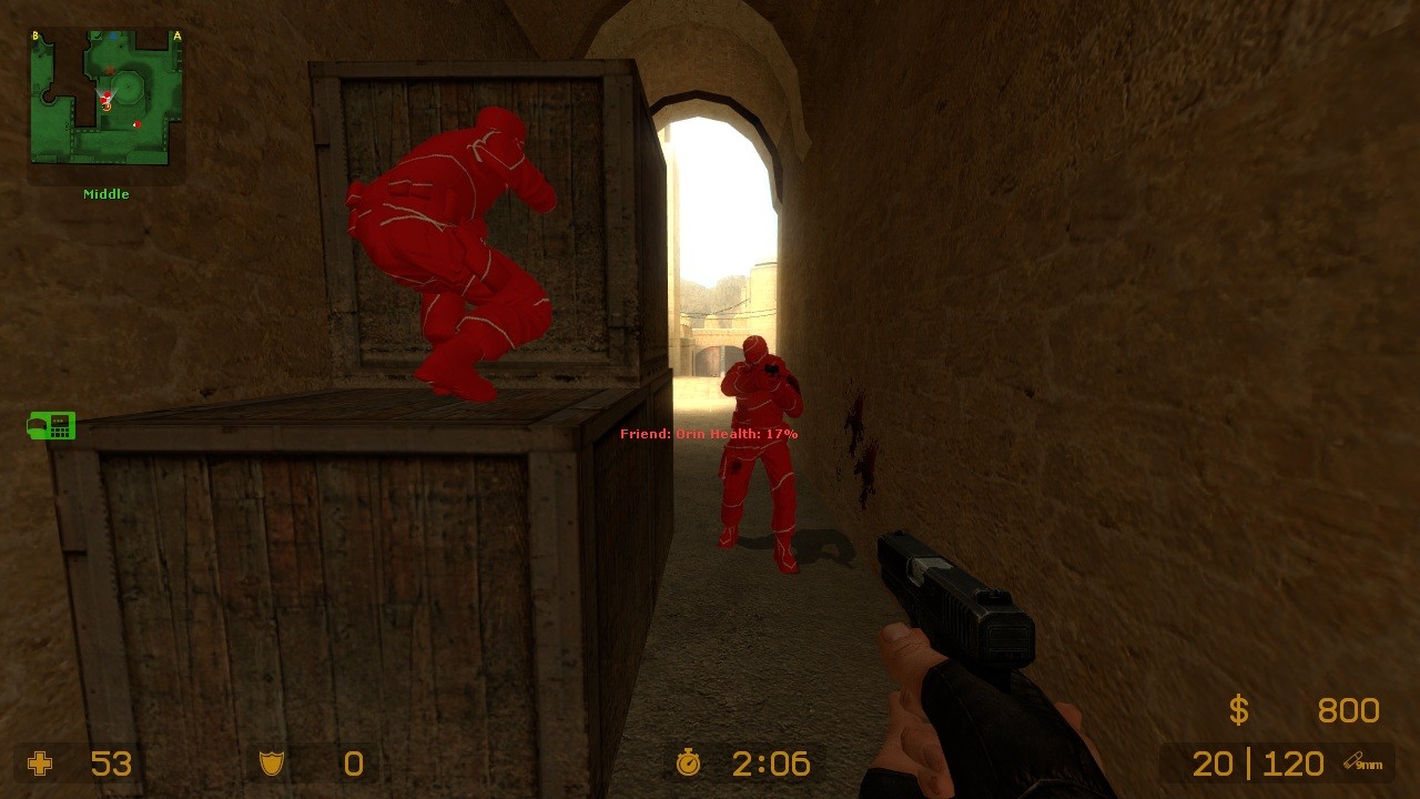 Green VS Red Skin pack for CT and T Models (NICE) Mod for Counter ...