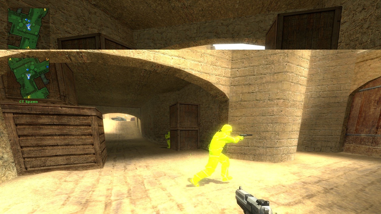 Green VS Red Skin pack for CT and T Models (NICE) Mod for Counter ...