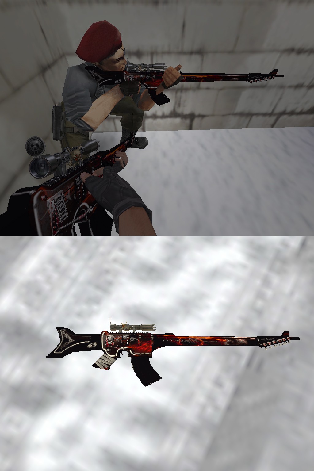 Improved Red Rock Guitar Mod for Counter-Strike: Online | CS:O Mods