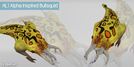Bullsquid inspired on Hl1 Alpha(Retextured) Mod for Half-Life | HL Mods
