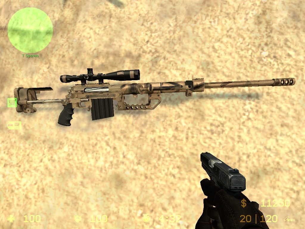 CheyTac M200 Desert Mod for Counter-Strike: Source | CS:S Mods