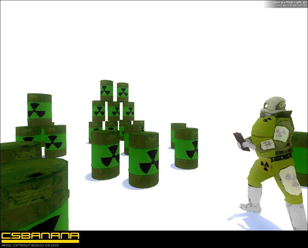 Toxic Waste Barrel Prop