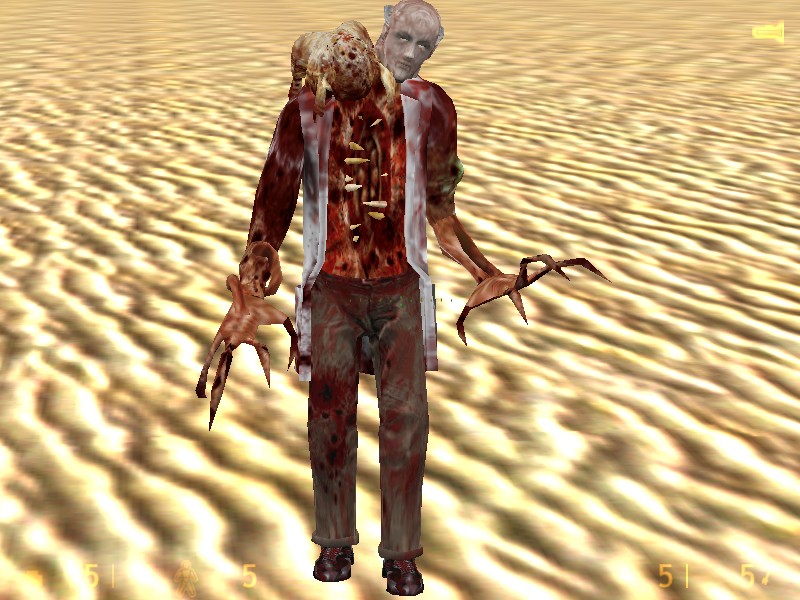 Two-headed zombie Mod for Half-Life | HL Mods