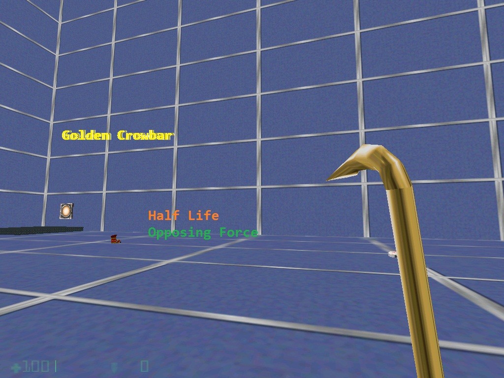 Golden Crowbar Mod for Half-Life: Opposing Force | HL:OF Mods