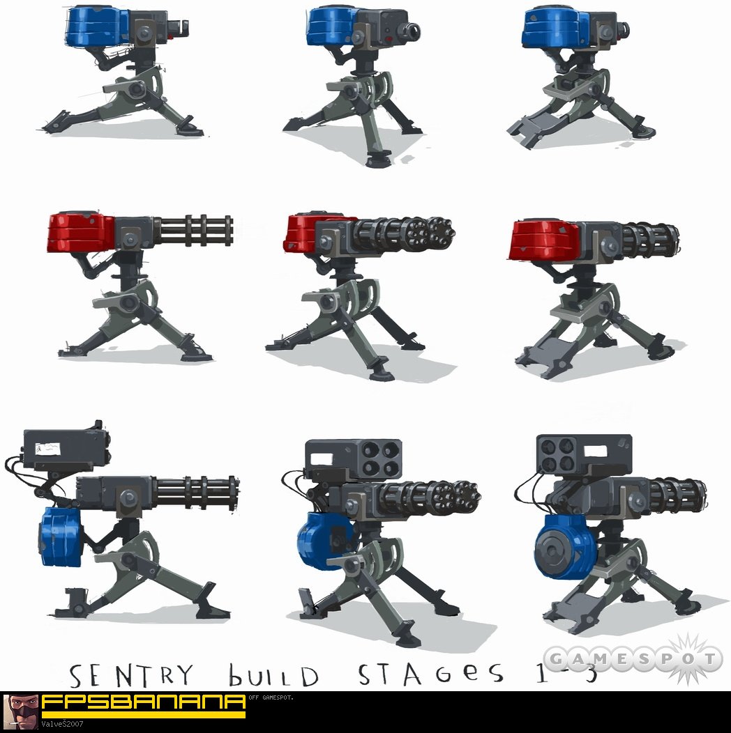 Concept Style Sentries Mod for Team Fortress 2 | TF2 Mods