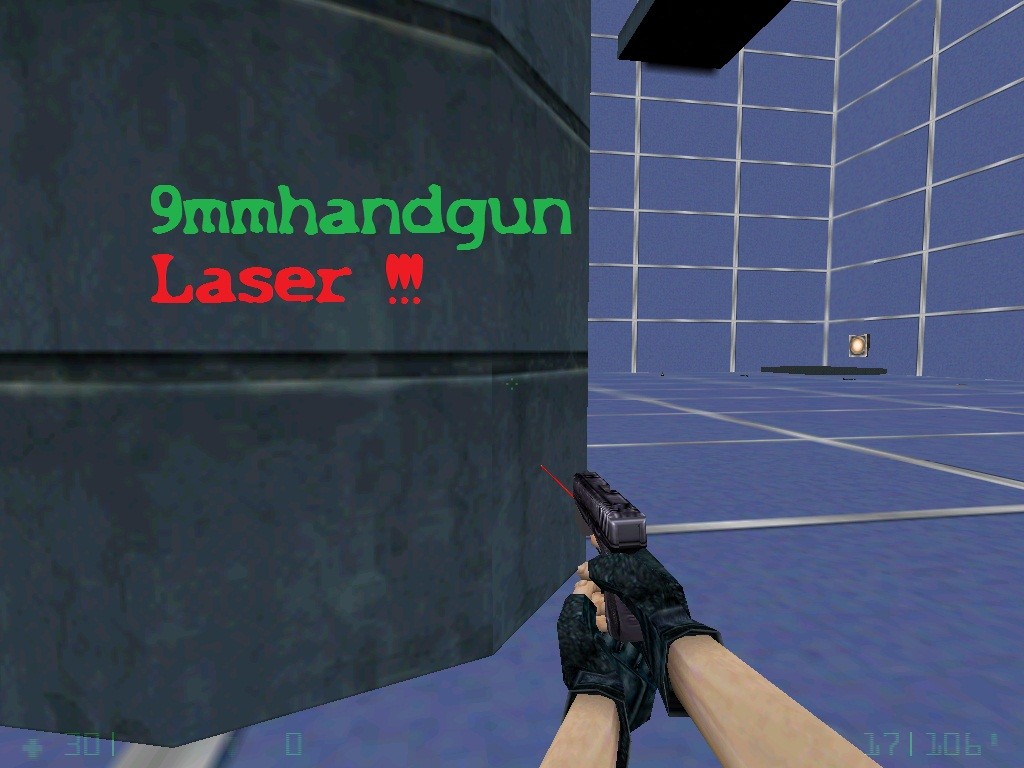 9mmhandgun laser Mod for Half-Life: Opposing Force | HL:OF Mods