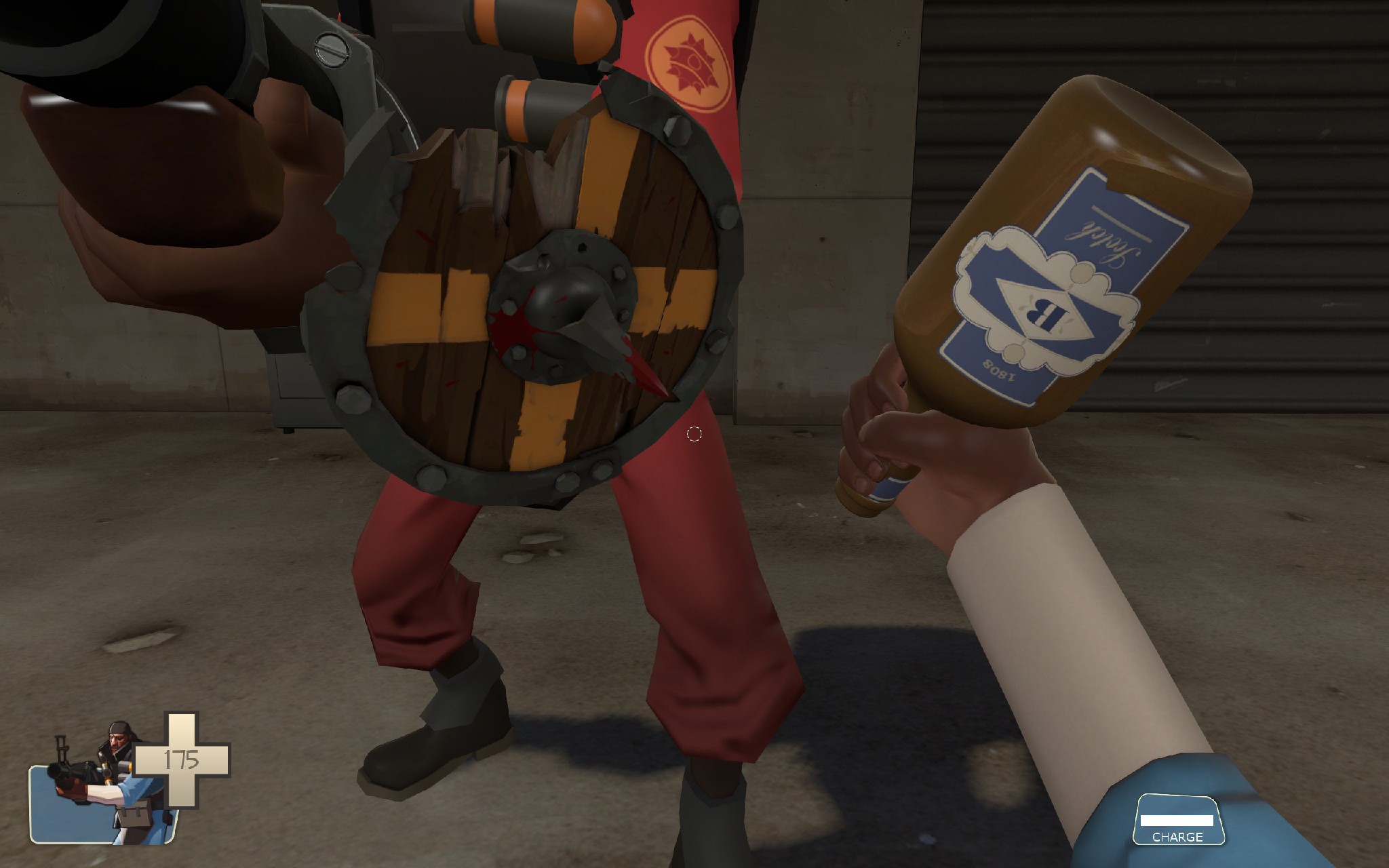 Better blood for the chargin' targe [Team Fortress 2] [Mods]