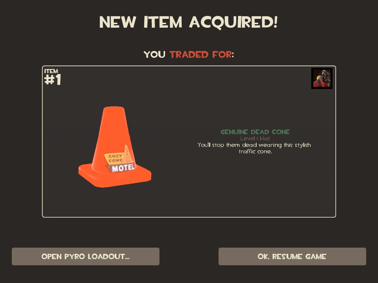 Cozy Cone Hat (Dead Cone) Final Version Mod for Team Fortress 2 | TF2 Mods