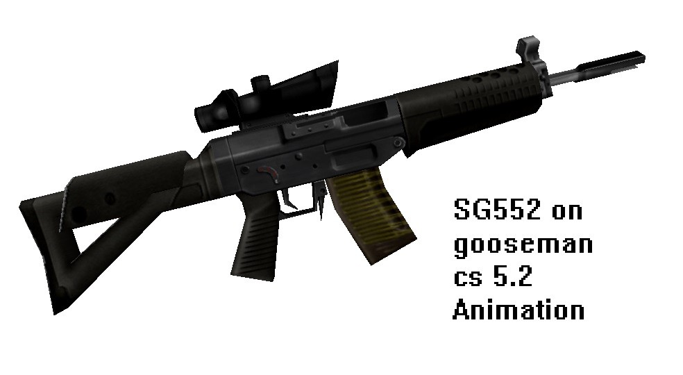 SG552 on Gooseman (beta) Animations [Counter-Strike 1.6] [Mods]