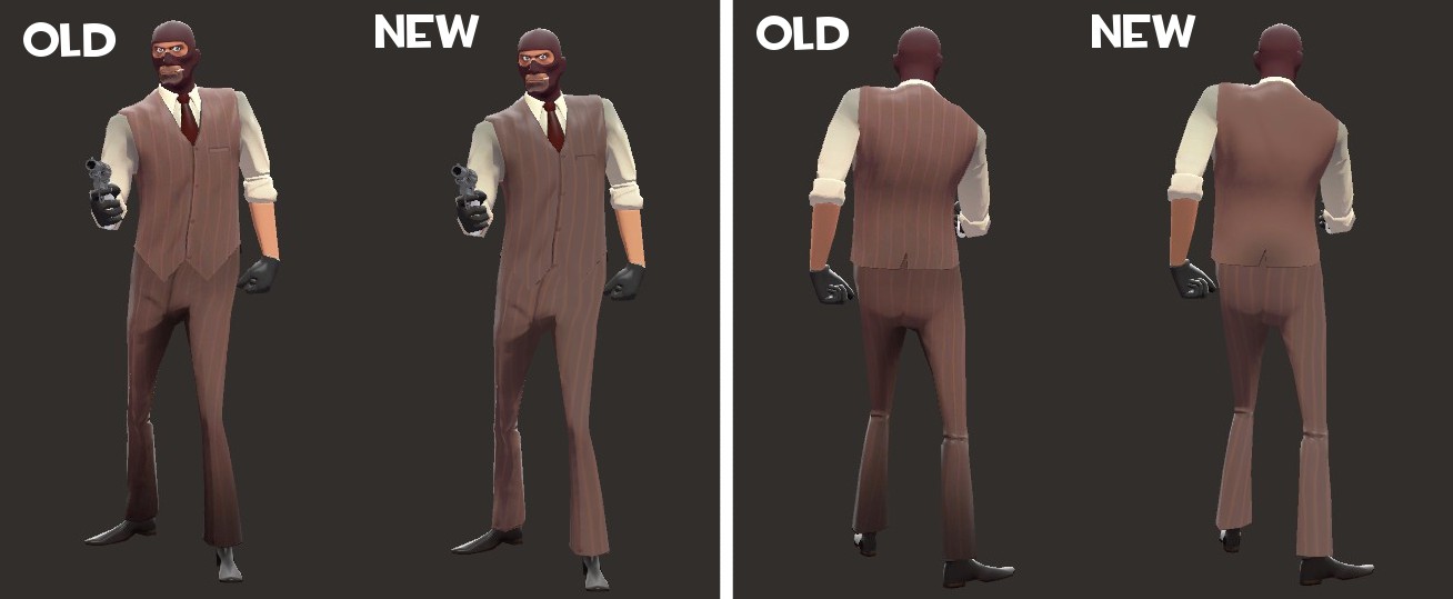 Stylish Spy Model & texture update Mod for Team Fortress 2 | TF2 Mods