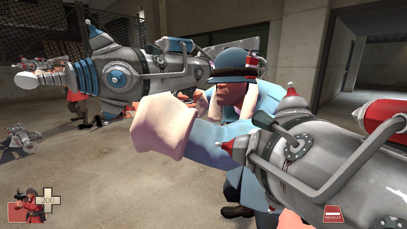 Cow Mangler TEAM PAINTS *fixed* Mod for Team Fortress 2 | TF2 Mods