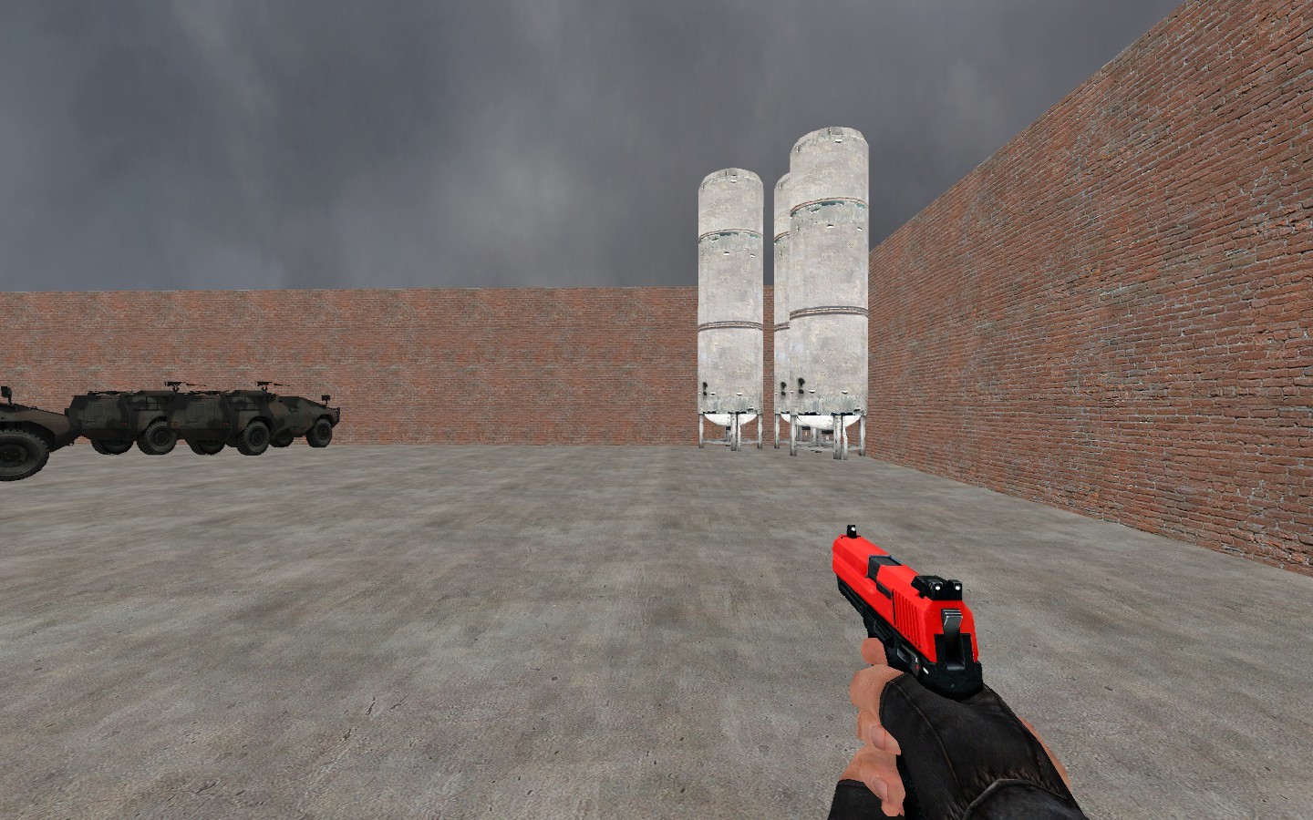Blood Red & Black USP [Counter-Strike: Source] [Mods]