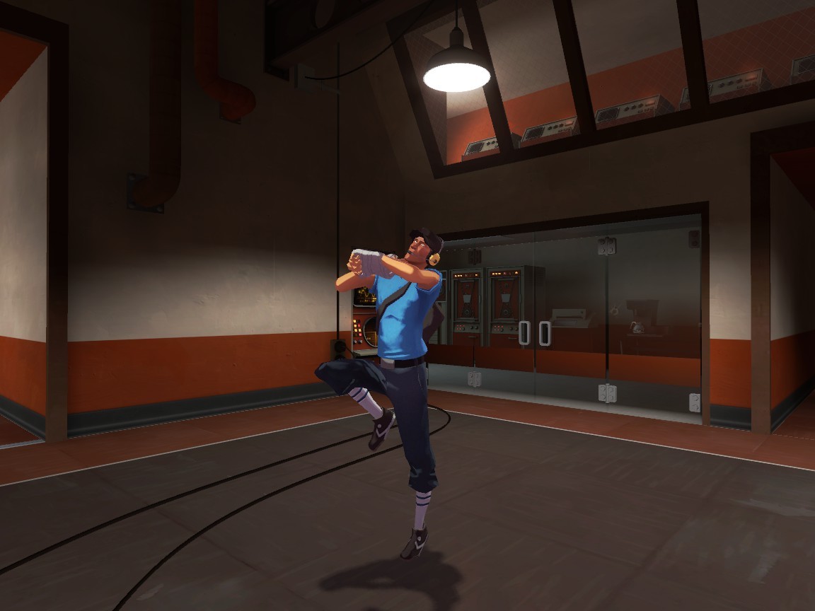 Tf2 Shirtless Scout Buff Engineer For Casual Mod For Team Fortress 2