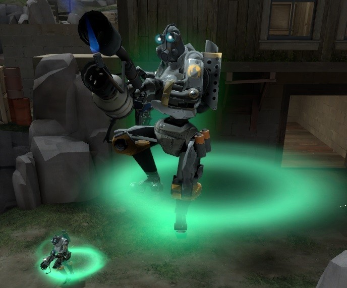 Gray Robo-fempyro Mod for Team Fortress 2 | TF2 Mods