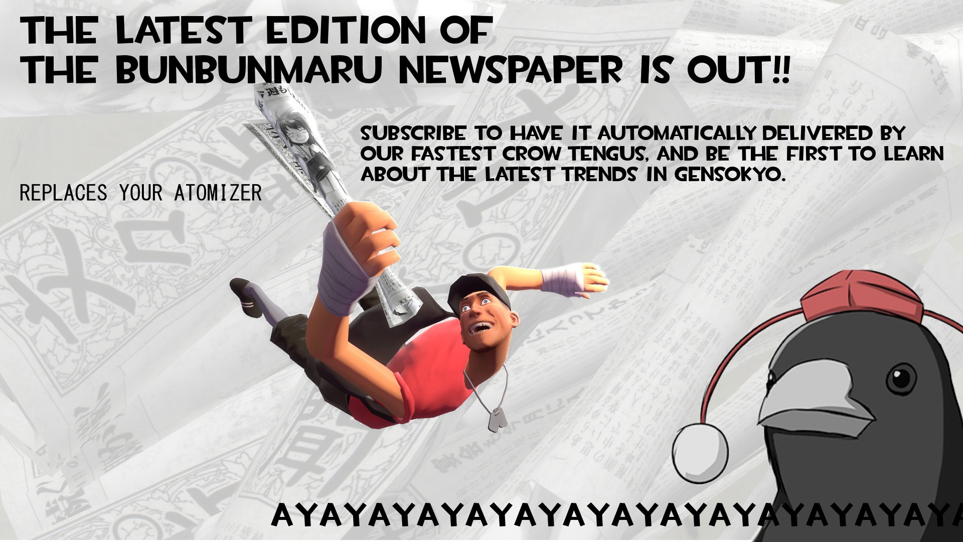 Aya's Bunbunmaru Newspaper Mod for Team Fortress 2 | TF2 Mods