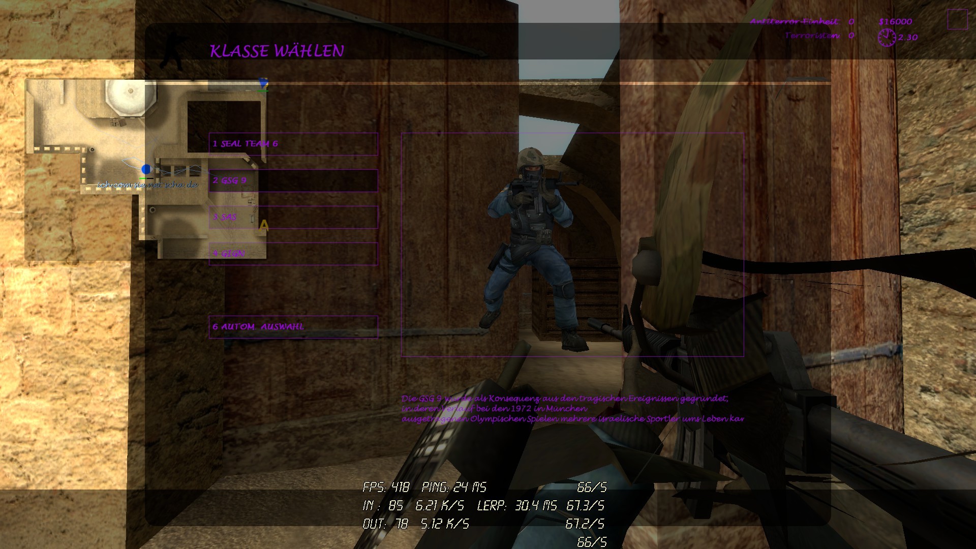 Toast-Sports GUI Mod for Counter-Strike: Source | CS:S Mods